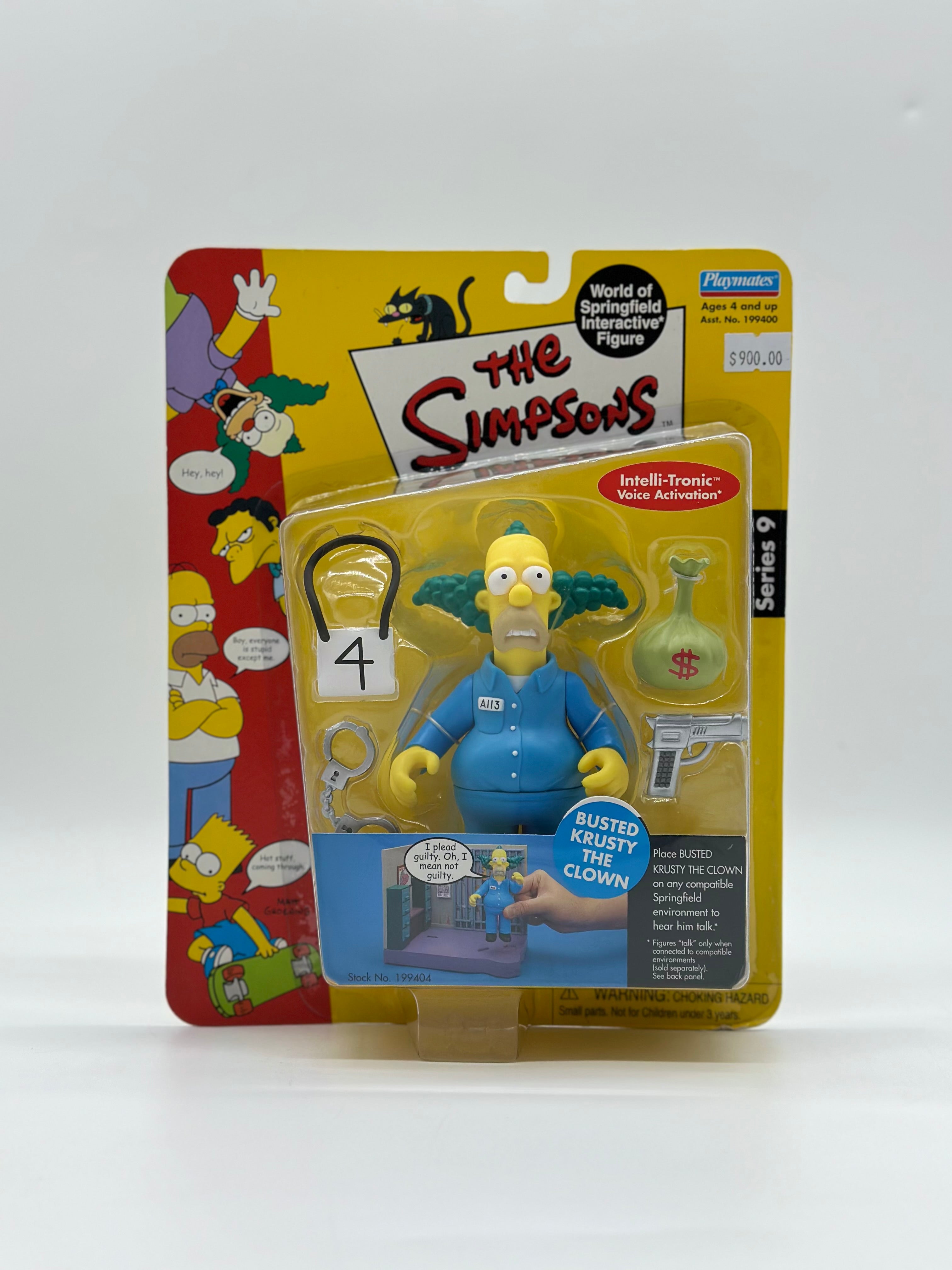 The Simpsons World Of Springfield Interactive Figure Busted Krusty The ...