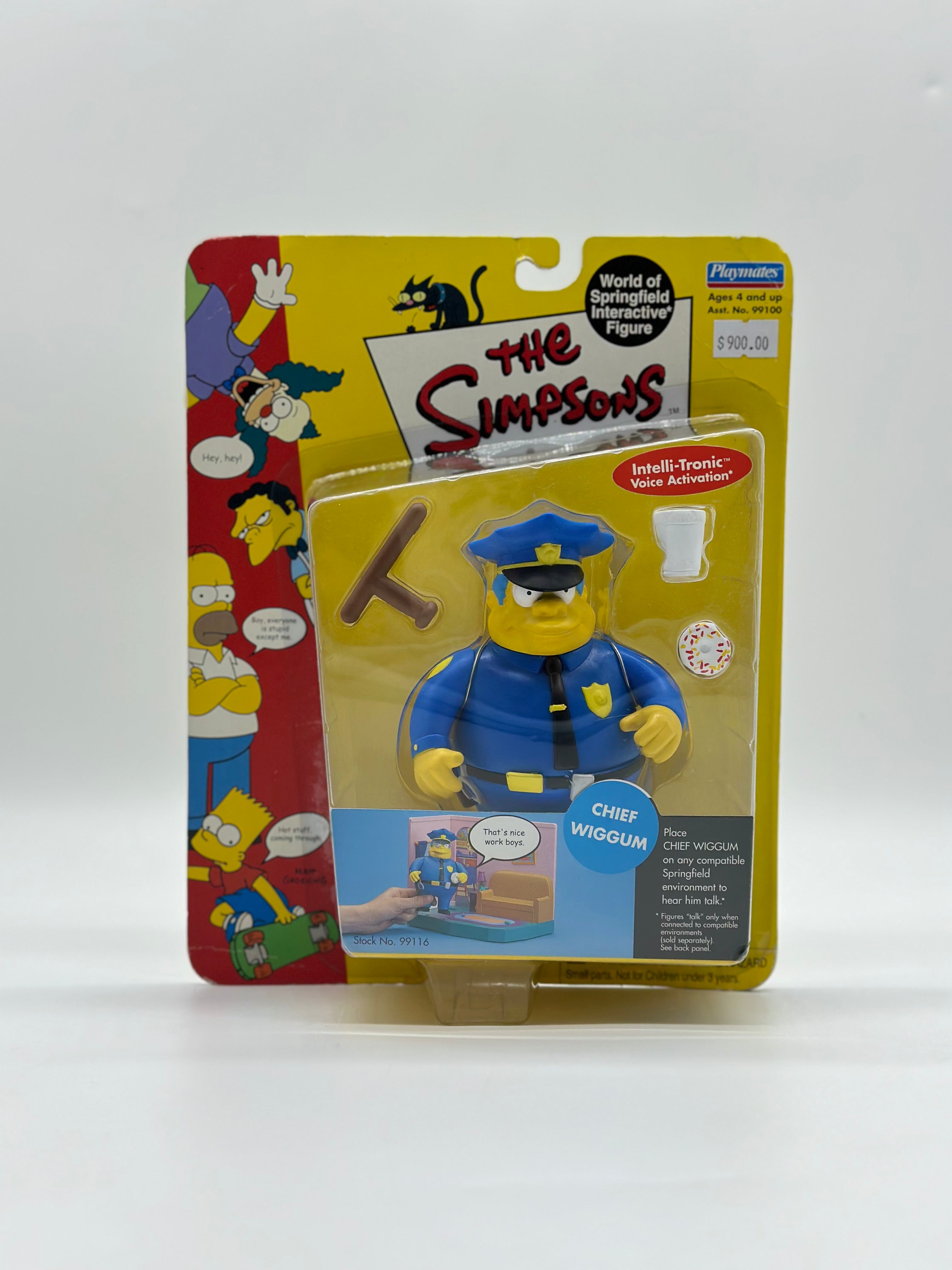 The Simpsons World Of Springfield Interactive Figure Chief Wiggum – Toy ...