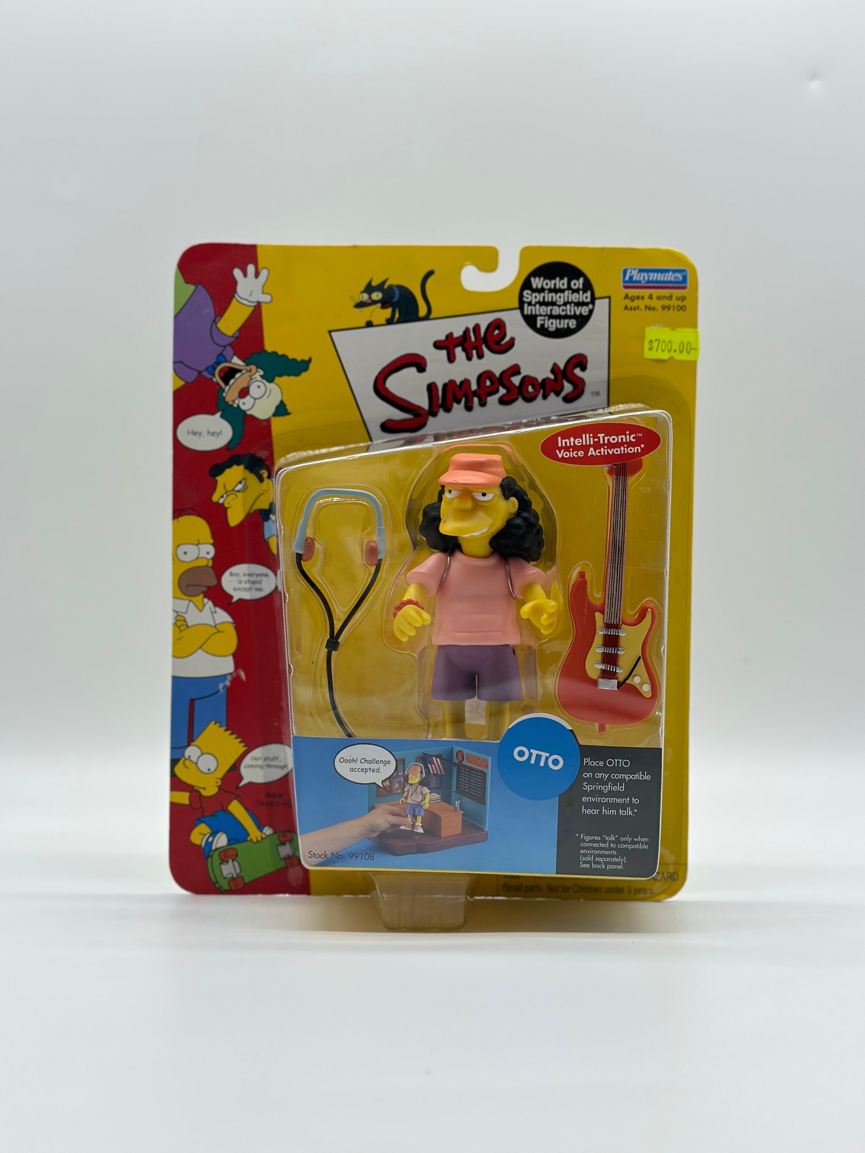 The Simpsons World Of Springfield Interactive Figure Otto – Toy King ...