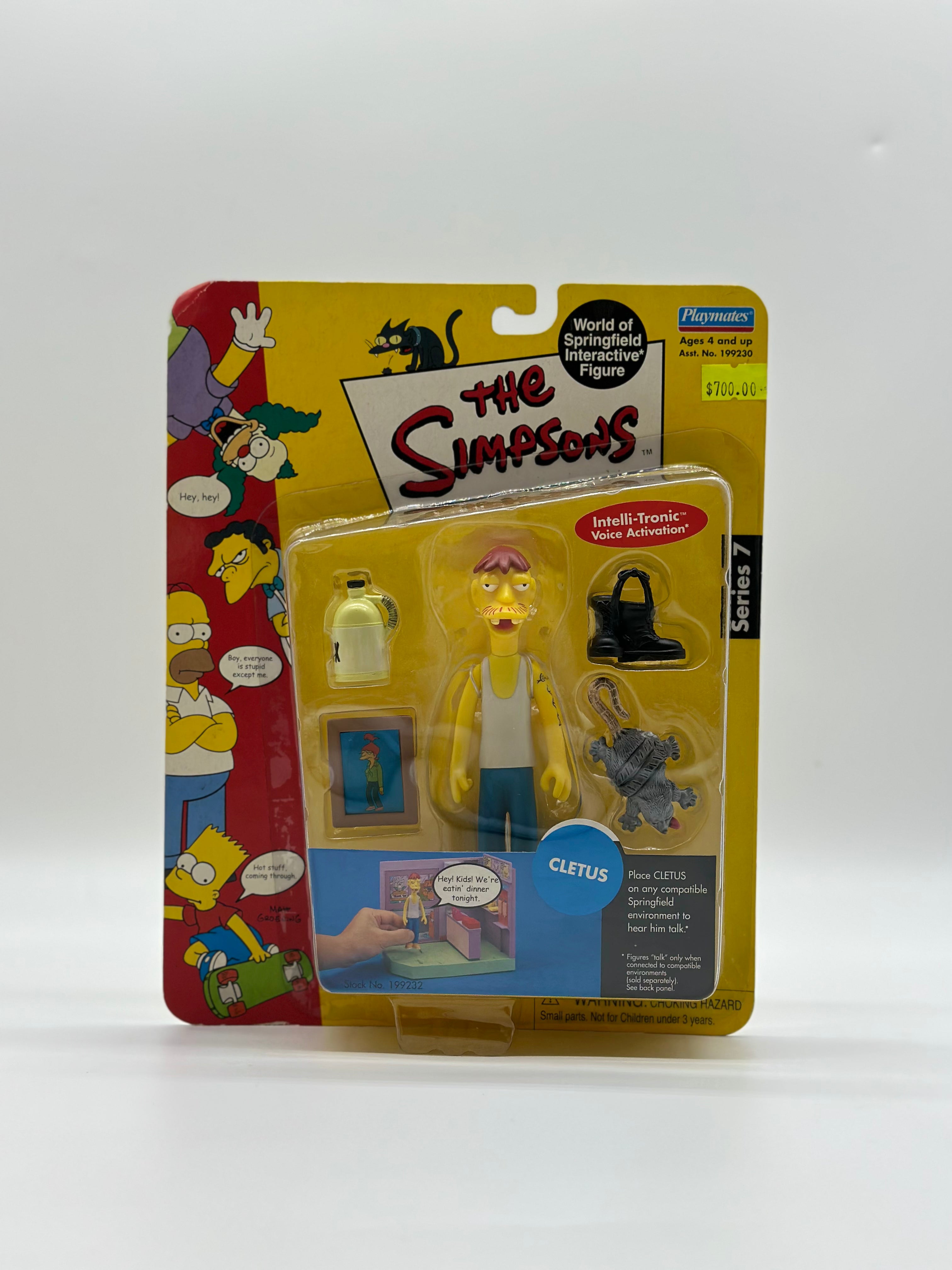 The Simpsons World Of Springfield Interactive Figure Cletus – Toy King ...