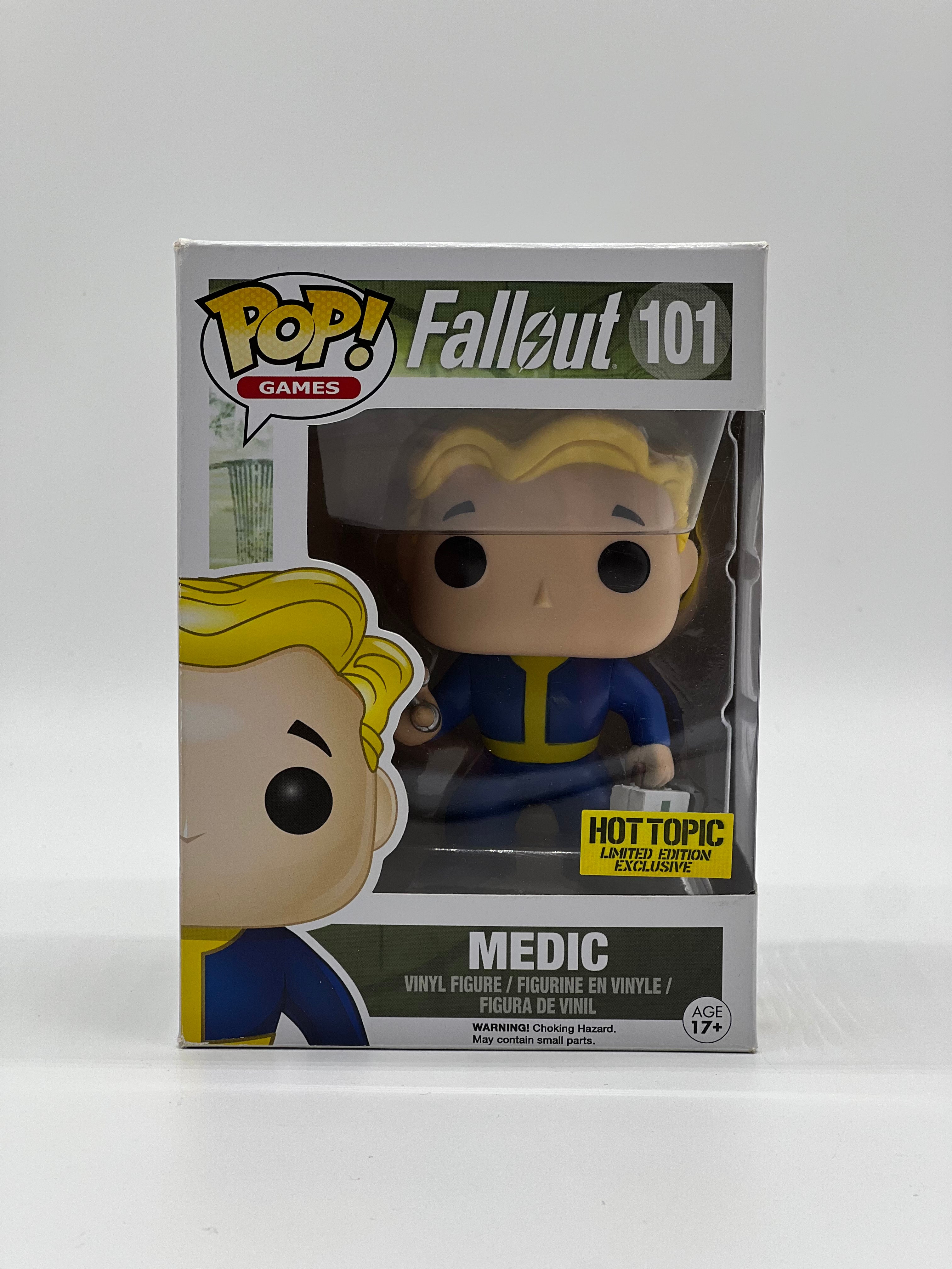 Pop! Games Fallout 101 Medic HotTopic Limited Edition Exclusive – Toy ...