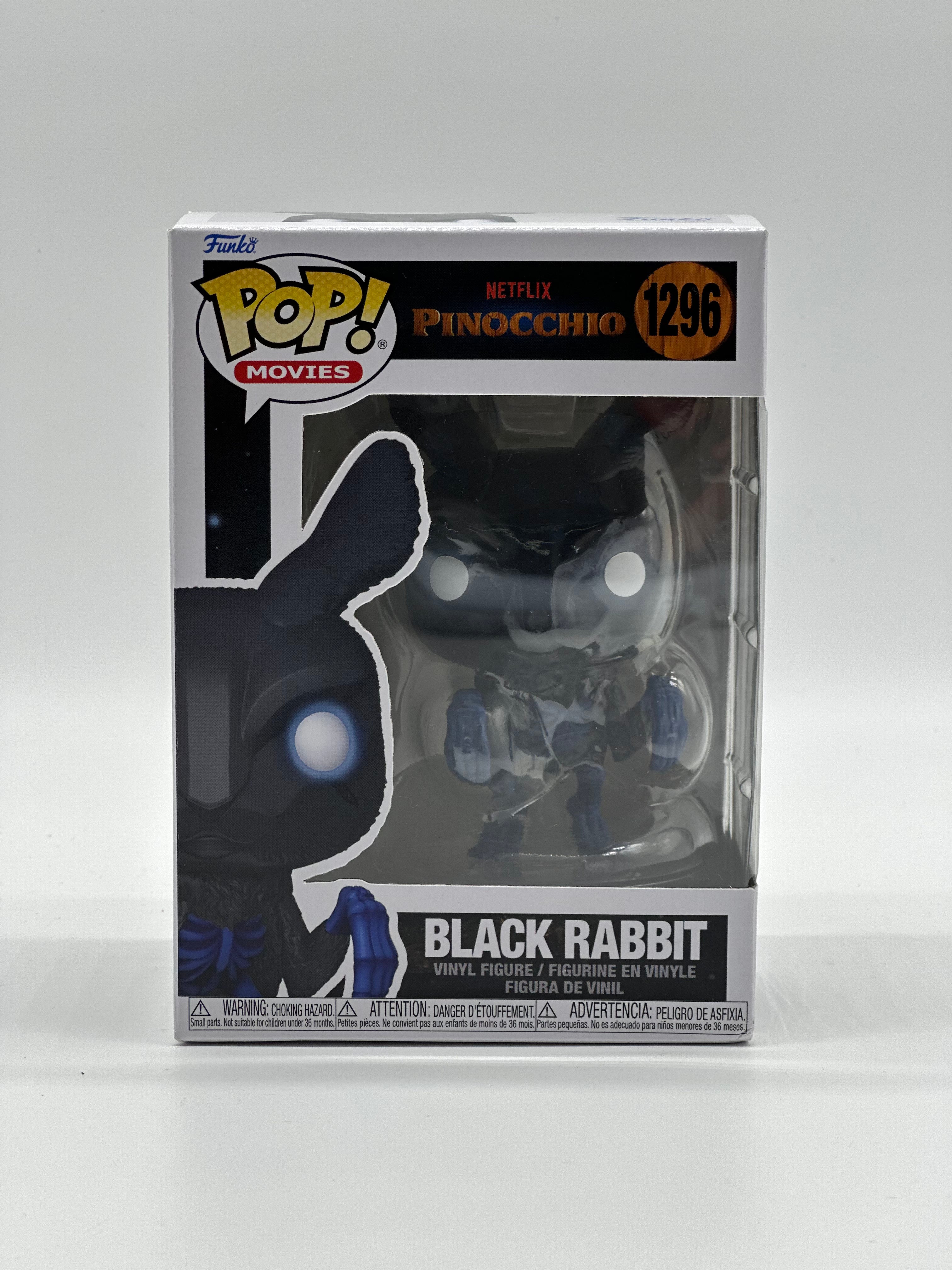 Pop! Movies Netflix Pinocchio 1296 Black Rabbit – Toy King Worldwide